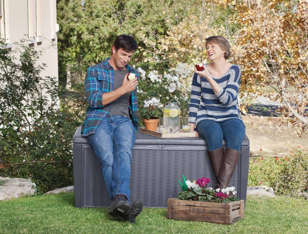 Keter Sumatra Deck Box 511l Grey Sydney Garden Products