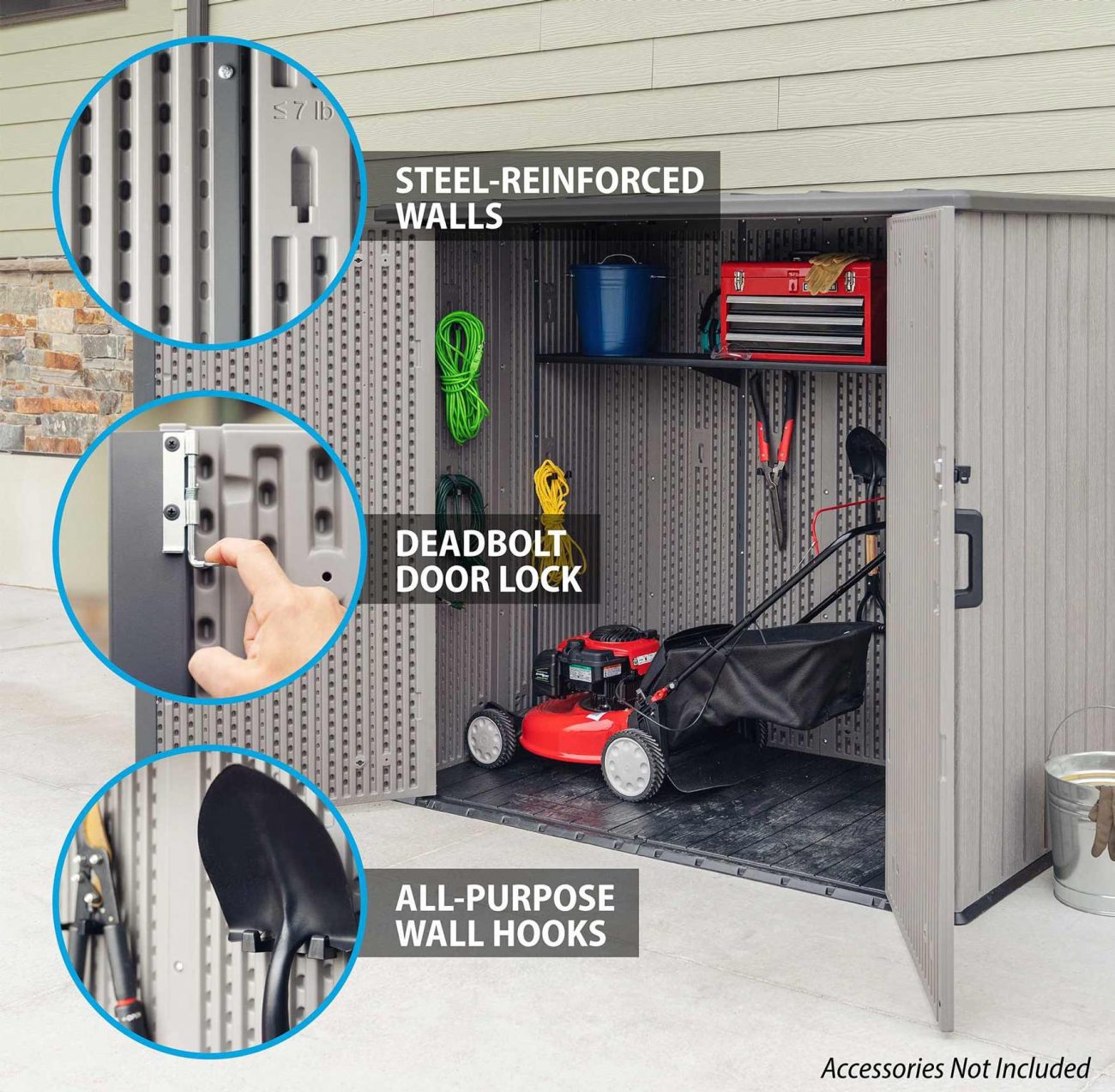 LIFETIME TOOL STORE 1.9mx1.1m 3047 Litres $ Sydney Garden Products