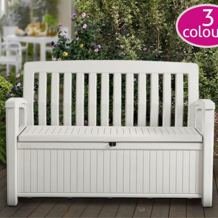 KETER PATIO STORAGE BENCH $ Sydney Garden Products
