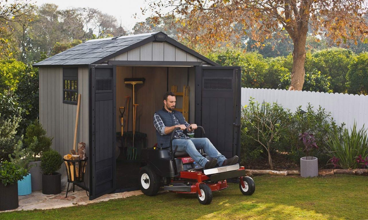 KETER OAKLAND PREMIUM GARDEN SHED 7'x9' 2.3mx2.9m $ Sydney Garden Products