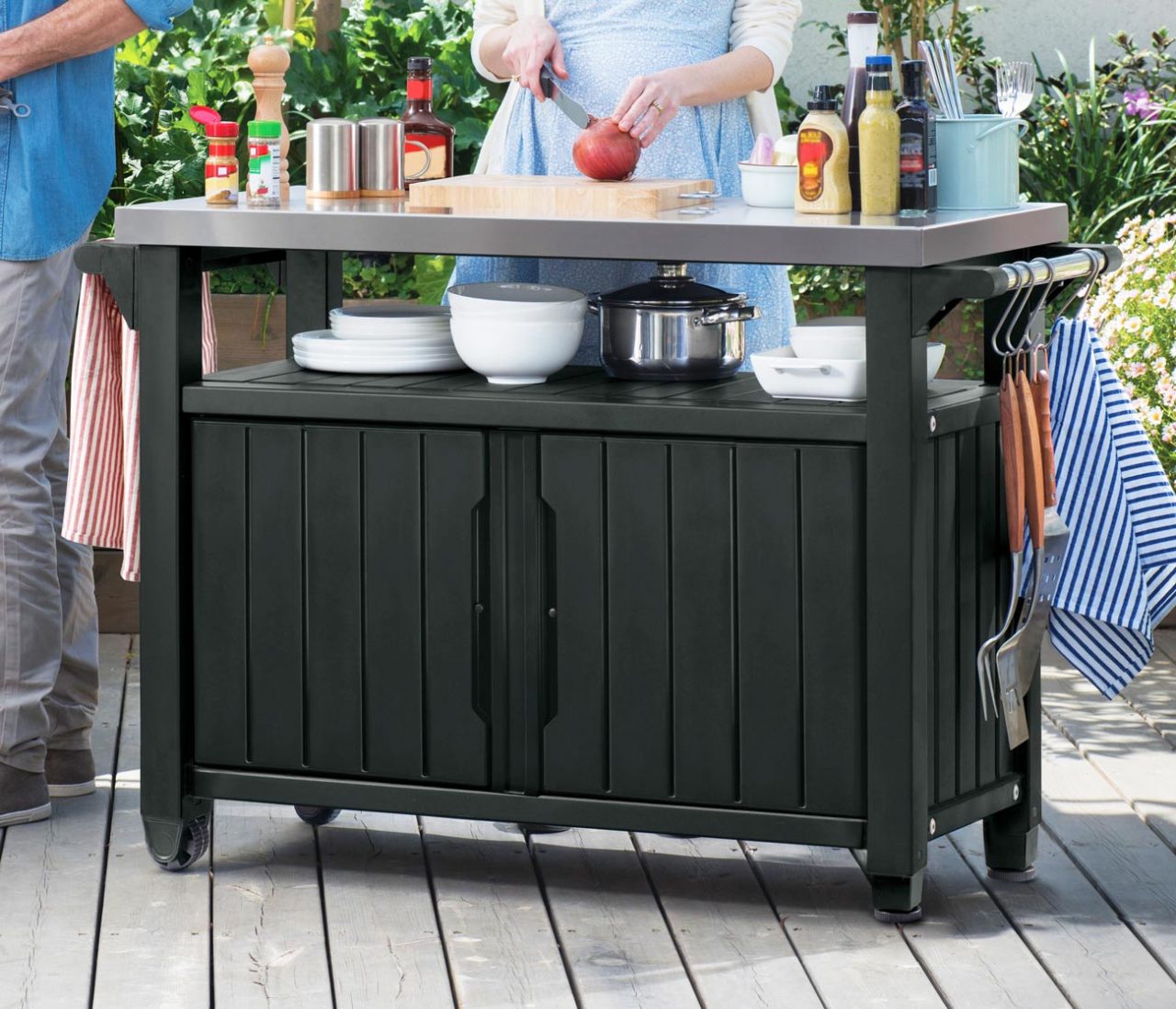 KETER UNITY XL BBQ STORAGE/WORK TABLE $489 Sydney Garden Products