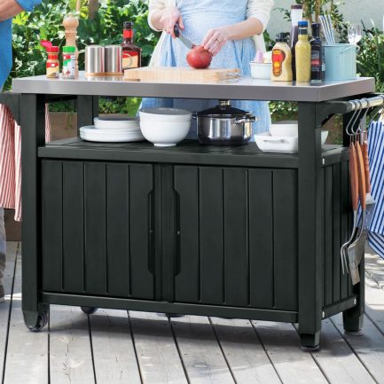 KETER UNITY XL BBQ STORAGE/WORK TABLE $489 Sydney Garden Products