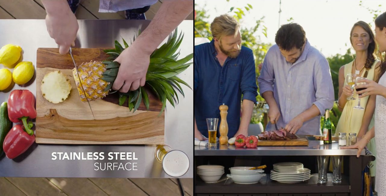 KETER UNITY XL BBQ STORAGE/WORK TABLE $489 Sydney Garden Products