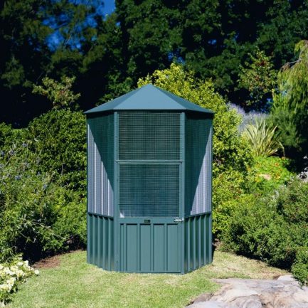 SHED2GO Hexagonal Aviary Color $ Sydney Garden Products