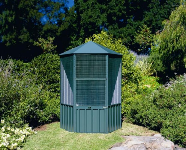 SHED2GO Hexagonal Aviary Color $ Sydney Garden Products
